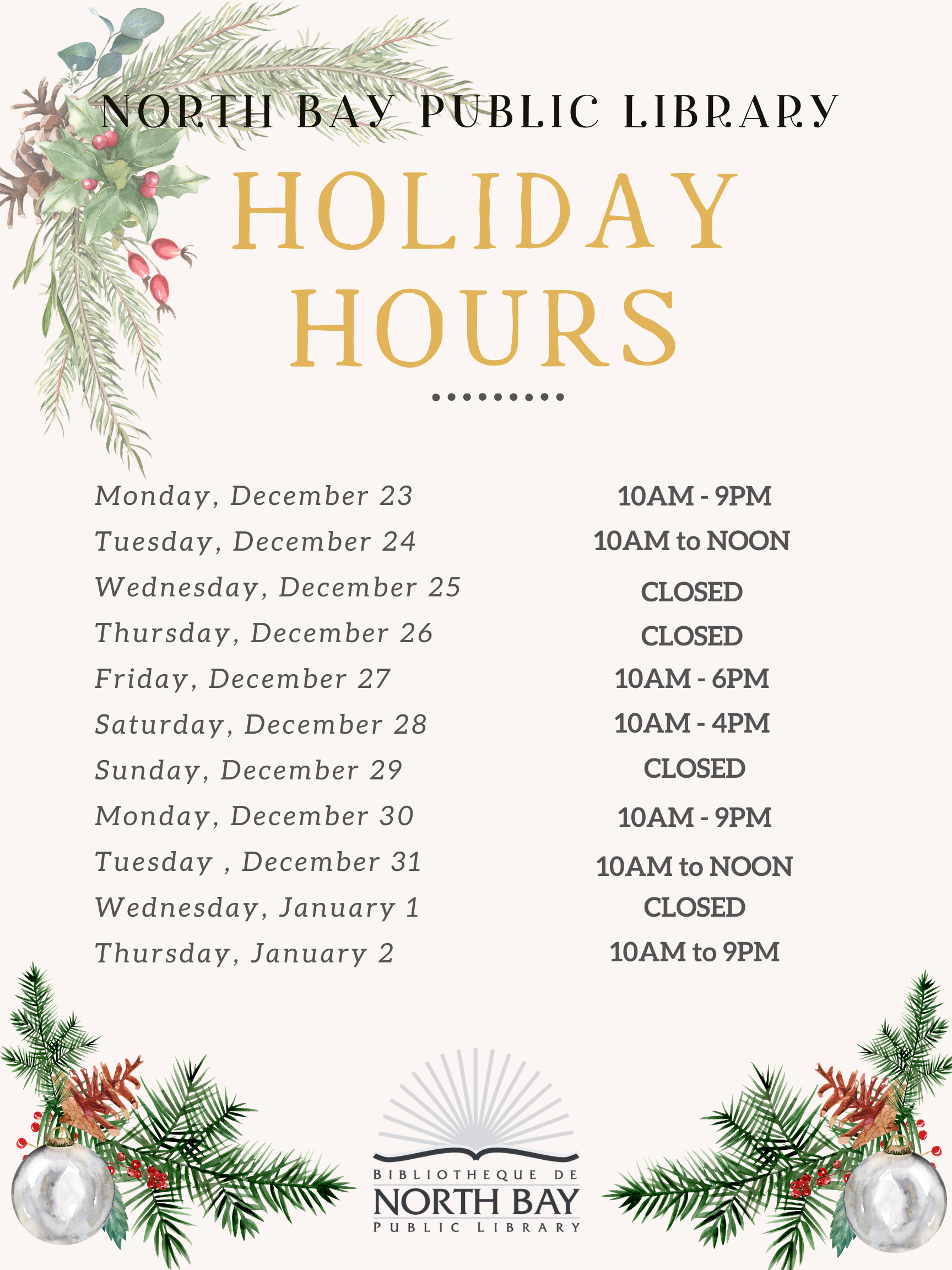 North Bay Public Library - Home