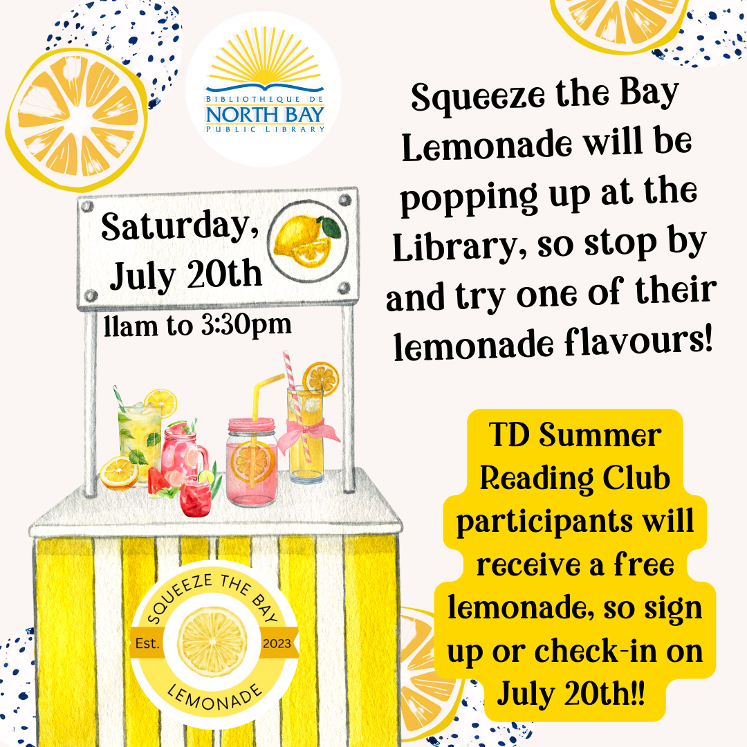 North Bay Public Library - Adult Programs and Events